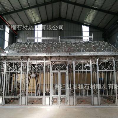 户外铁阳光房凉亭金乘钢结构艺属房屋喷塑欧式凉13980亭展览休息