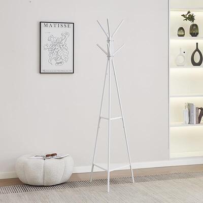 LRV简衣易帽架落地卧室衣架铁艺挂衣架家子置物小型用挂包架架衣