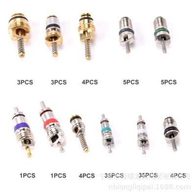 汽空/调气门芯组合空调全车铜气门芯套车装盒装100PC系S100PCS/BB