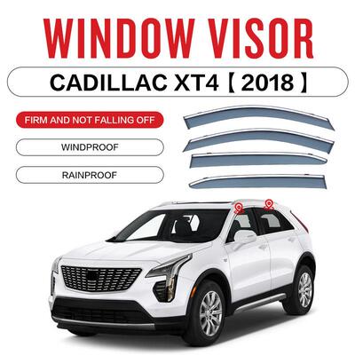适用凯迪拉克XT4晴雨挡车窗挡雨板雨眉CADILLACXT4Windowvisor