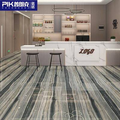 广规东轻奢光大板多吧格配套亮奢石瓷砖别墅FS75329客厅地砖商场