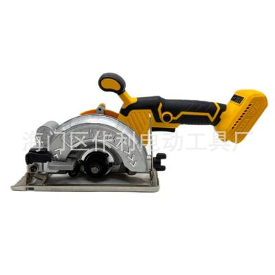 厂家直销无刷5锂电电锯圆手提切割机单手电AJC锯石寸木两用手推锯