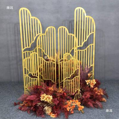 新款婚庆道具中式角亭凉小屋路引婚亭礼布置舞台喜摆件迎六LGT宾