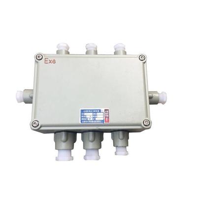 防爆端子箱10位压铸铝合金加通头DN20上进下出Exe11BT4