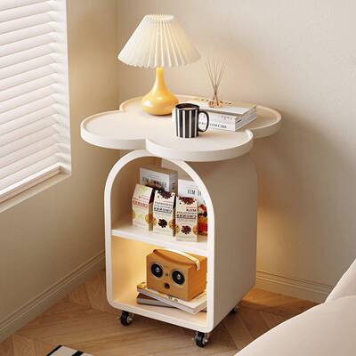 草创意室四叶床头柜小置户型家TQC用卧床头收纳客厅沙发角几物架