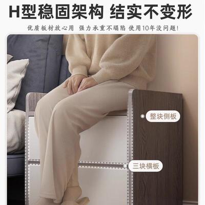 床房头柜子简约现代简易ZOT家用室出租用小型置物架收纳带锁储物
