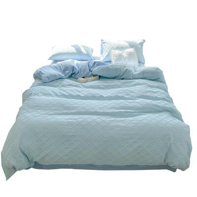 1米5单独4被套180x22024121620mx2c0cm水洗棉被罩非磨毛被单学生3