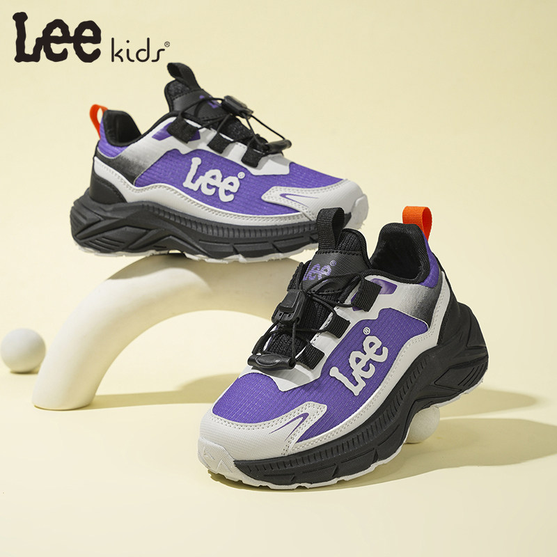 Lee Kids儿童跑步鞋2026新款秋季女童鞋女孩男中大童青少年运动鞋