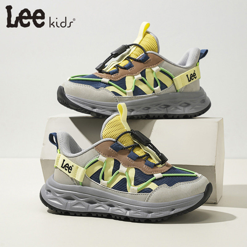 Lee kids儿童运动鞋春秋季轻便减震学生童鞋青少年校园防滑跑步鞋