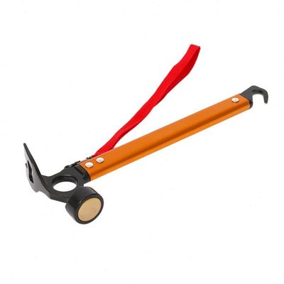 户外铜锤铸铁头露营帐篷地钉锤子榔工兵野外求生装备头多功能工具