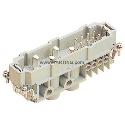 09380122601原装德国HARTING4+8+接地HANK4/8-M-S公头连接器