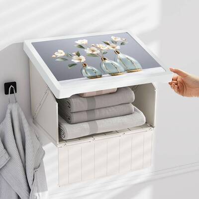 横版加大室置物挂画厕所098放衣神器收壁画卫防生间水方便纳浴箱