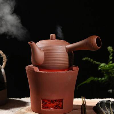 品碳烧炭新用炉红泥炉小火炉围炉IUP炉橄榄炭木炭功夫煮茶器家烧