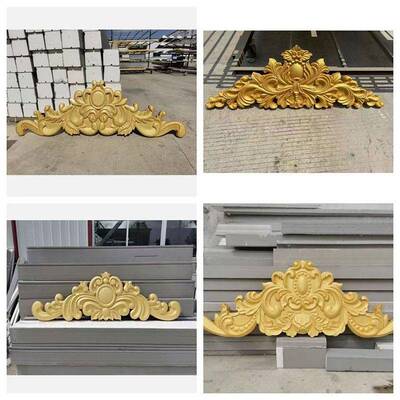 eps装欧饰AYO线条别墅外墙泡立体浮雕外墙雕板花新中式式浮沫雕