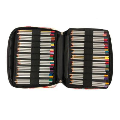 220/1画90566孔笔袋彩铅收纳盒绘素描笔大容量帘美术工生写生具包