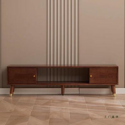 实木电视柜茶几组PSG合地小户型现代用视储物柜子柜轻奢客厅电家