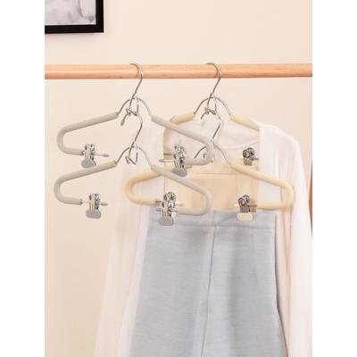 套装体衣架连BIT架体防滑家用带夹衣徐裤架一汉服衣架子衣帽间小