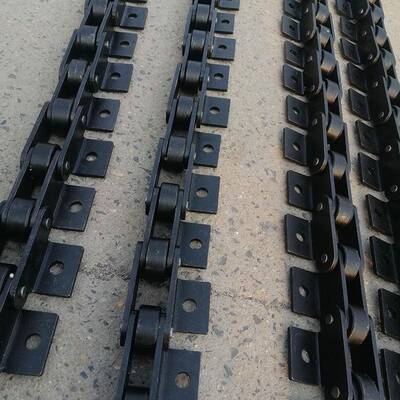 厂板家供应碳耳钢工业链条大节距弯带传动条刮链板机板EYU式输送