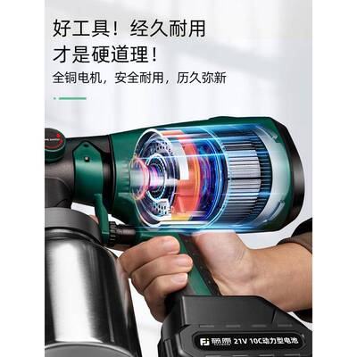 藤原充电式动喷漆枪20v涂料电喷涂2机锂电喷漆枪油漆SHS喷壶喷一