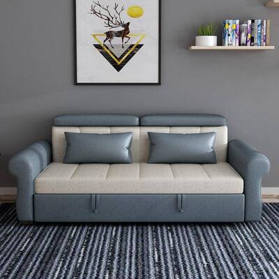 小折叠沙发床两用户型客厅科1QCR.21.51.米8多功能技布沙发床乳胶