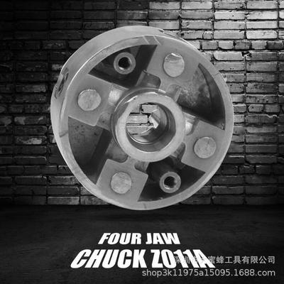 Z011锌合金夹头金属四爪三爪车床卡盘夹具1.8-56/12-65mm