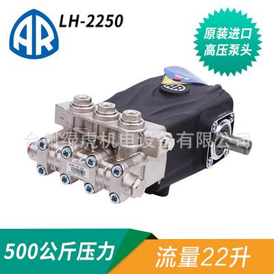 AR泵500公斤RGX22.50N管道疏通超高压水泵清洗机工业大流量泵