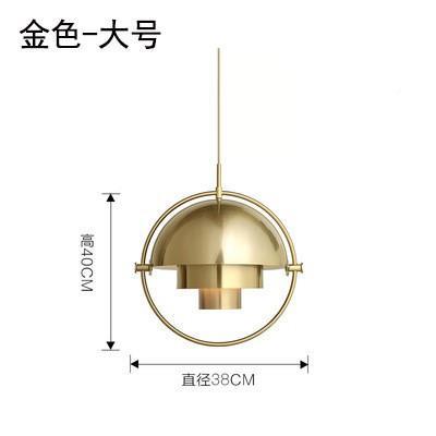 现性代设计餐厅吊灯吧台灯创意个卧室床头长线工业师风金021252属