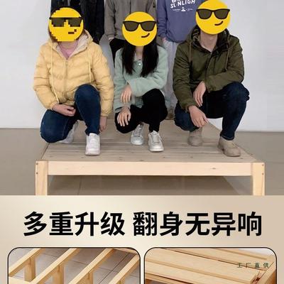 榻米床架榻实木QMP床板无床头12单床主卧床架子排米骨架人双人床