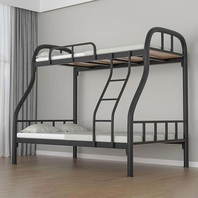 上下铺铁床双员工舍上下床宿层铁艺床铁架子床二VBG层双人子母床