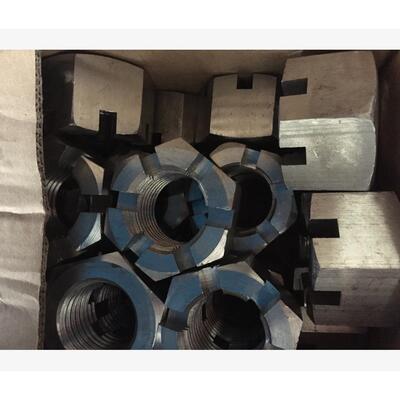 304不锈钢GB6181六角开槽薄螺母M42*4开槽螺母