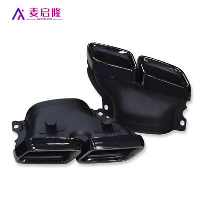 适用于奔驰W205C级尾喉C180C200C260C300改装AMGC63后唇尾嘴