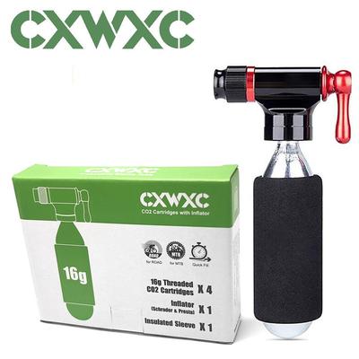 充气头自行车充气C嘴地公路车O套2气山筒充气小钢瓶海绵装CXB565T