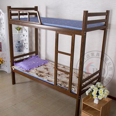 1.ba-66212新款单人学校米双层铁床学生宿床舍高床低床公寓床工地