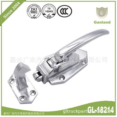 GL-18214冷库门配件门锁安全拉手凸门把手锌合金联动式门锁具