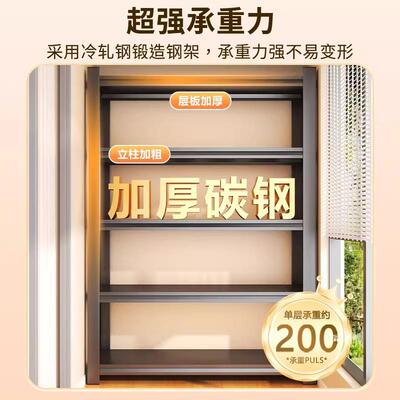 用货架多层置物架家钢制落地收纳架阳仓杂储地下室铁JH01-02艺储