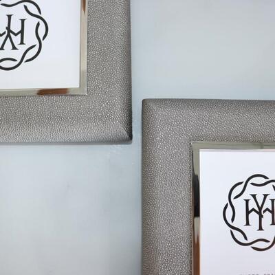 品HY-91112新手工皮相桌面摆件6寸7寸时尚约样板框房相框简皮革相