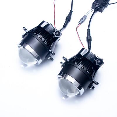 透通用一体化双-05085L光雾灯镜大灯升级改装ED镜头近光35W远光4W