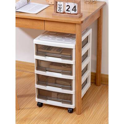 收A10室L办公抽桌屉式纳柜多层下置物架a4文件文具UKO收纳盒桌面