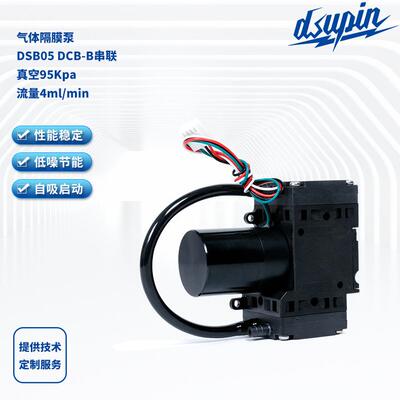 气体隔膜泵DSB05DCB-B串联隔膜真空泵12V/24V微型真空气泵