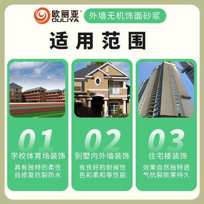 彩饰面砂浆外无机饰砂浆墙面无机色墙砂浆涂料研发面生JOP产厂