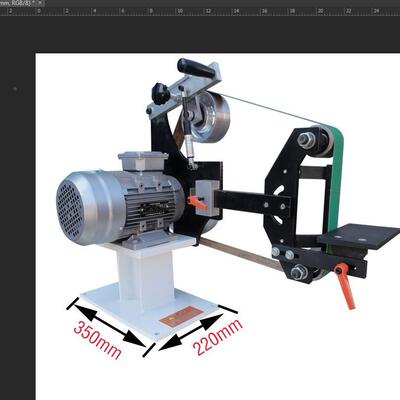 多功能台砂机抛光设式备沙带带打机立式WCC多头模式无极磨调速打
