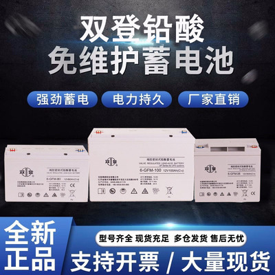 双登蓄电池6-GFM-2612V26AHUPS/EPS直流屏后备电源质保三年电瓶