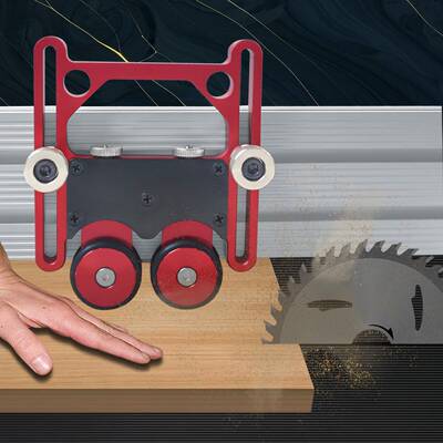 羽毛助板15616安全辅件锯台料压器木工推台锯裁板锯锯电圆台锯带