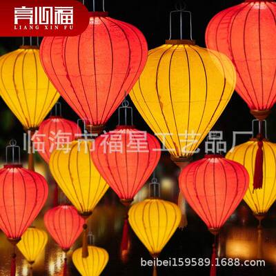 国灯笼庆越南灯HMW笼钻石灯笼挂饰春新年装元旦装饰节花灯古街户