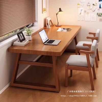 国学桌书法桌书新式毛笔画桌办50453公桌电作脑中桌工台家用书房