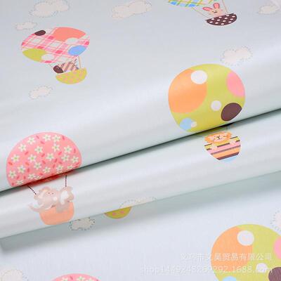 厂家可爱墙主房壁34128纸纺布儿童房墙纸幼儿园卧公室壁纸