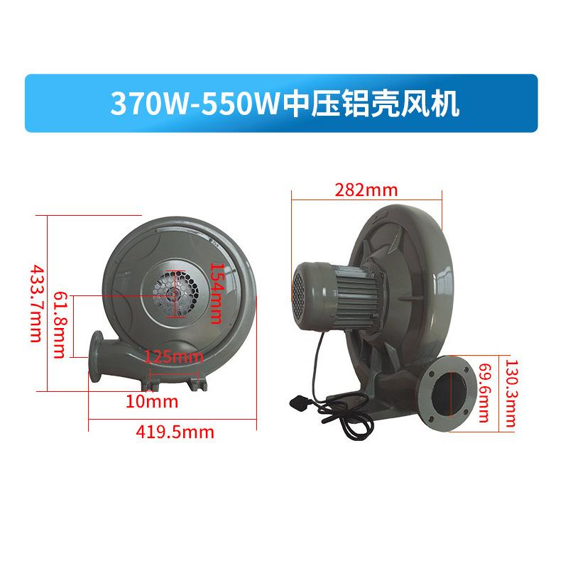 2QJI50W5鼓50W750W壳具鼓厨风机酒店厨房炉灶炒炉离心铝式中压风