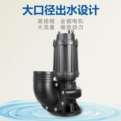 WQ污水2泵抽粪泥浆20V家用化粪V池排污泵30工WTG8业大功率排污潜