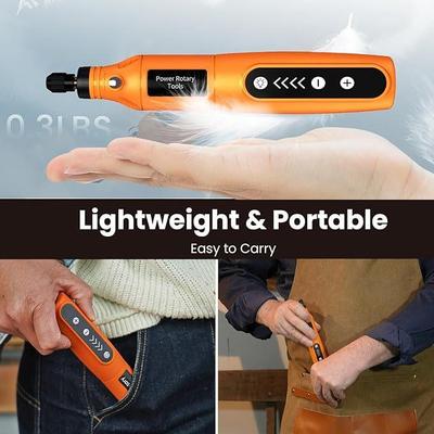 充电式具旋转工具，5速配旋转工套件，带61件500053件-18000RPM