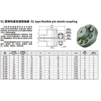 供应水泵联轴器Φ200FCL弹性套柱销联轴器